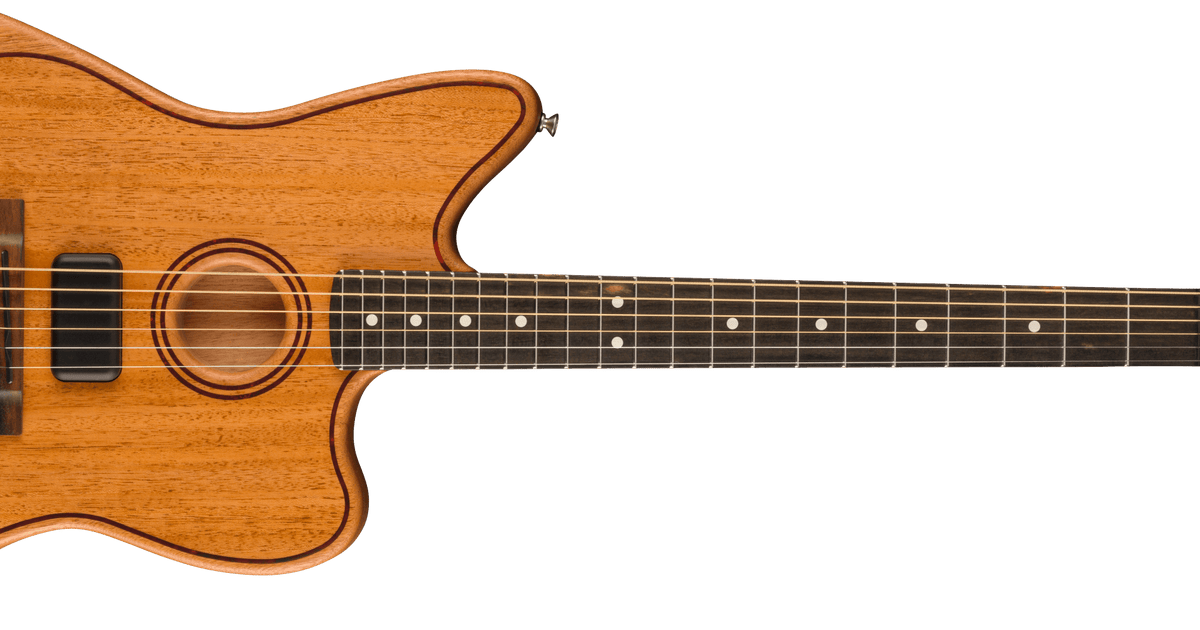 American Acoustasonic® Jazzmaster® All-Mahogany – Fender